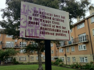 PeopleLikeUs, A Public Signage Dialogue, 2012 | the drawing shed